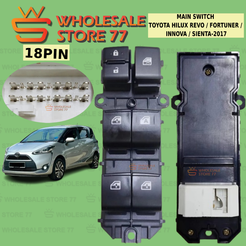 READY STOCK | TOYOTA HILUX REVO/FORTUNER/INNOVA/SIENTA-2017 POWER ...