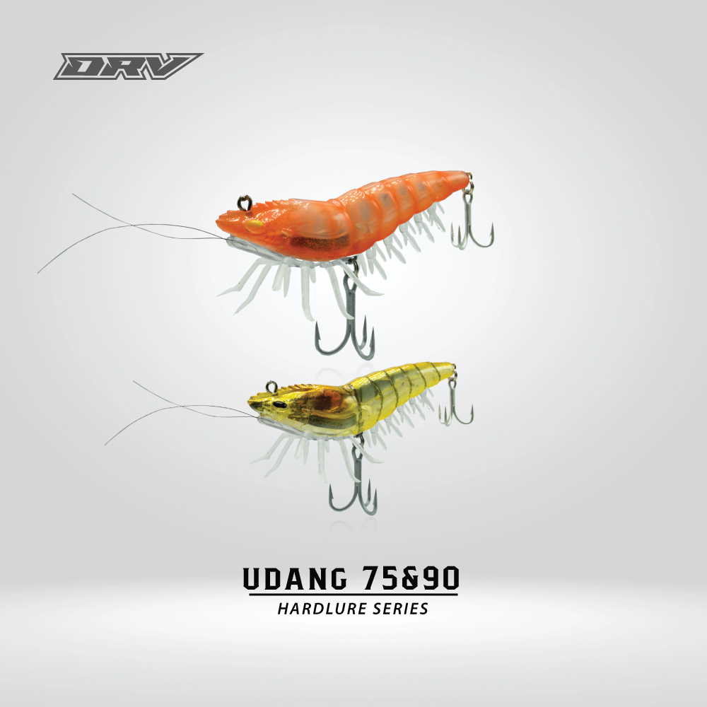 DRAVE Sinking Shirm Udang VIB Fishing Lure 75S (175mm x 19g)/90S (90mm ...