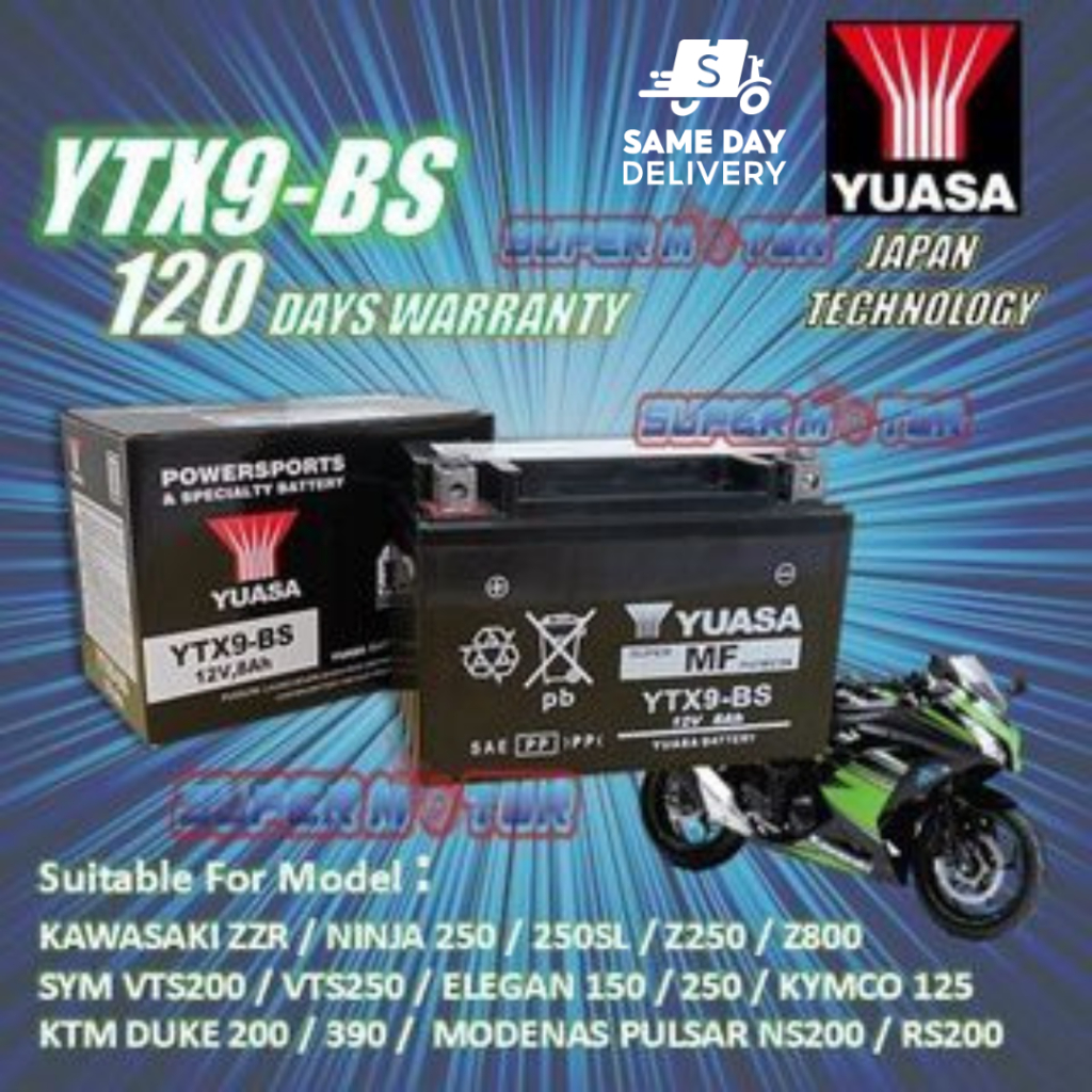 Battery Bateri YTZ5S YTZ6V YTZ8V FOR LC135 Y15ZR SRL115 SRL110 EX5 ...