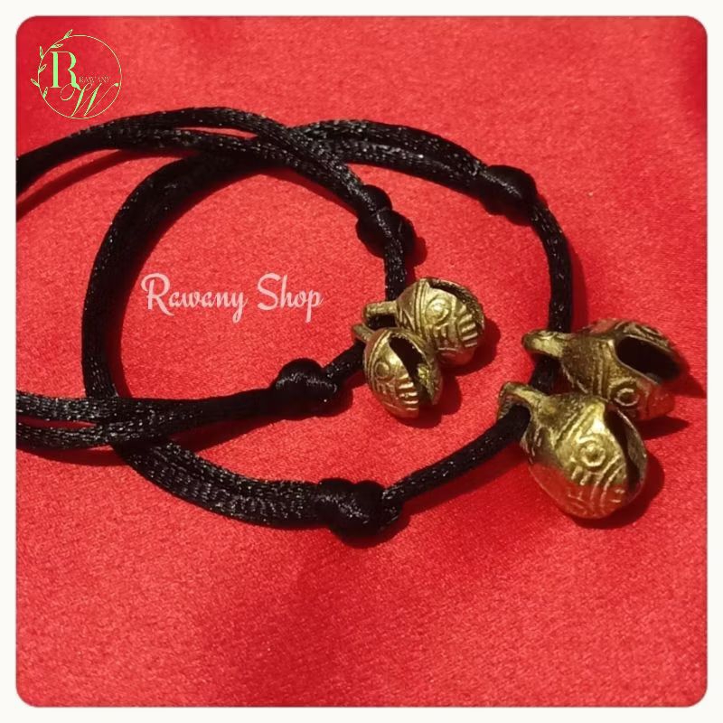 RW Cooper bell baby's anklet Bracelet Knot Adjustable Gelang Kaki ...
