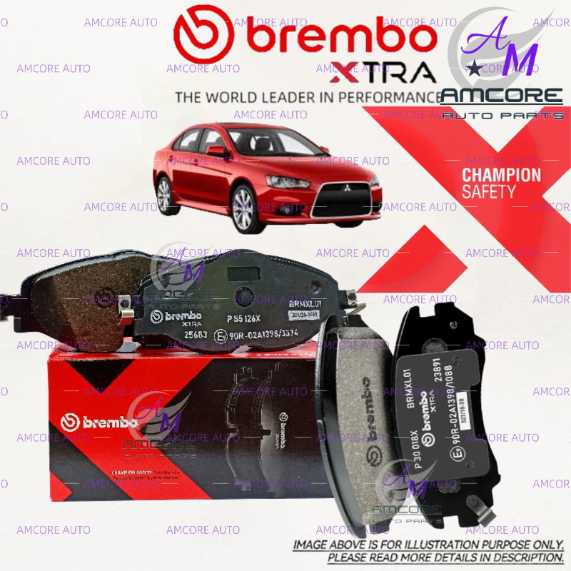 PROTON INSPIRA / MITSUBISHI LANCER - BREMBO XTRA BRAKE PADS / BRAKE PAD ...
