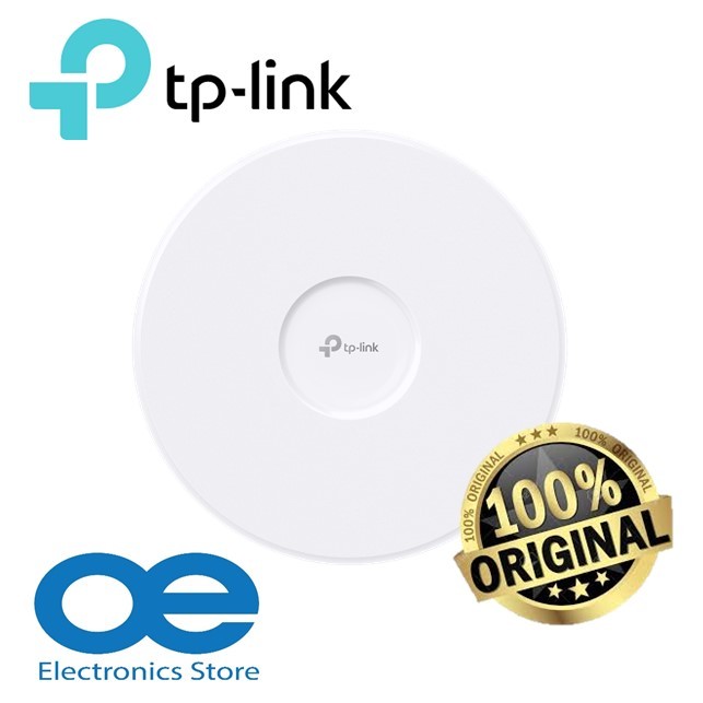 TP-LINK EAP783 Network 2× 10G RJ45 Port Omada BE19000 Ceiling Mount Tri ...