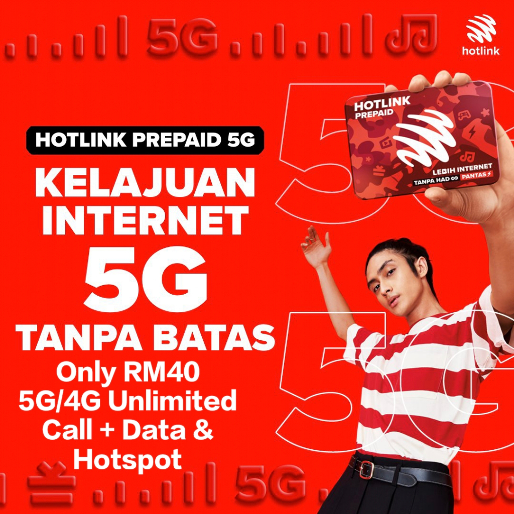 Hotlink Prepaid 5G Sim Card | Shopee Malaysia