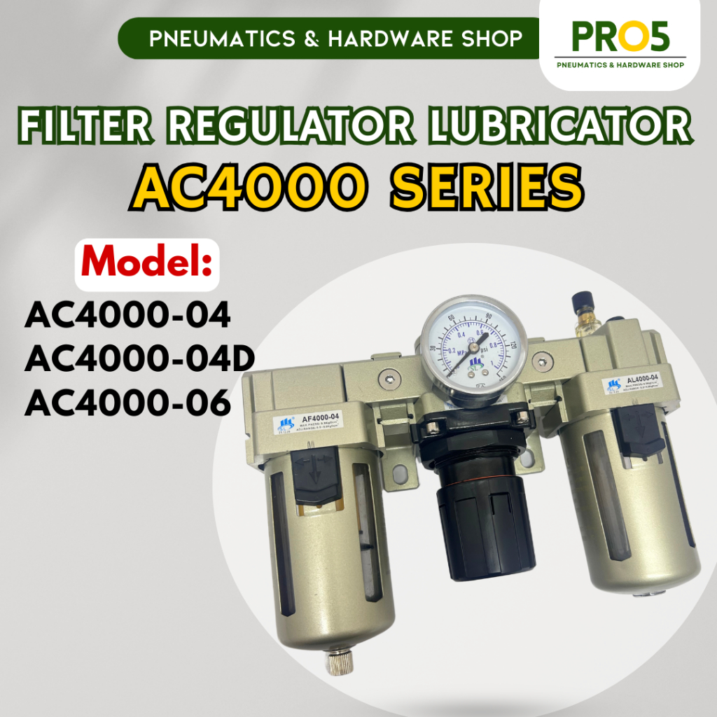 AC4000-04 |AC4000-04D |AC4000-06 Pneumatic Air Pressure Filter ...