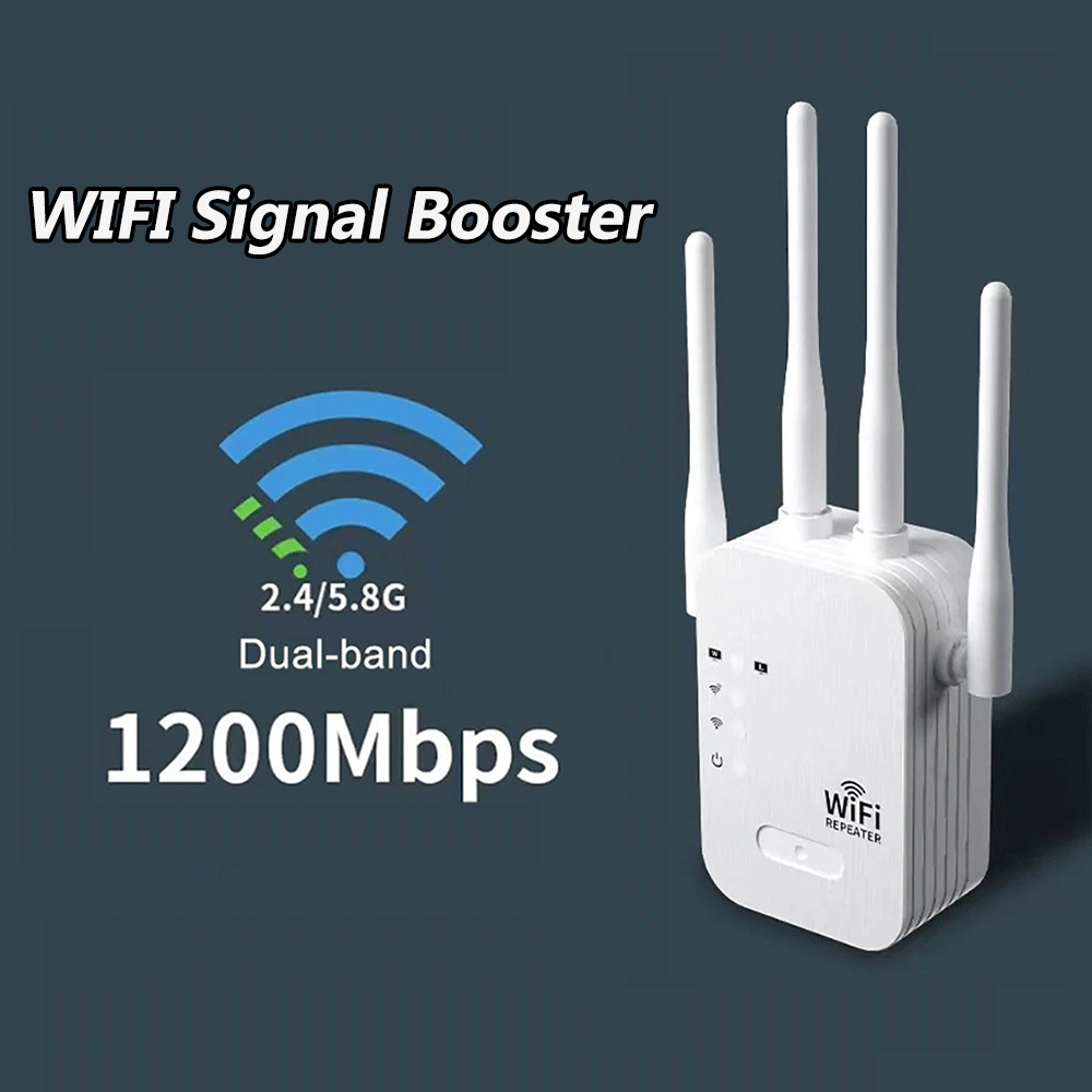 1200Mbps WiFi Repeater Wireless 5G 2.4G Dual-band WIFI Extender 300mbps AP WiFi Amplifier WiFi ...