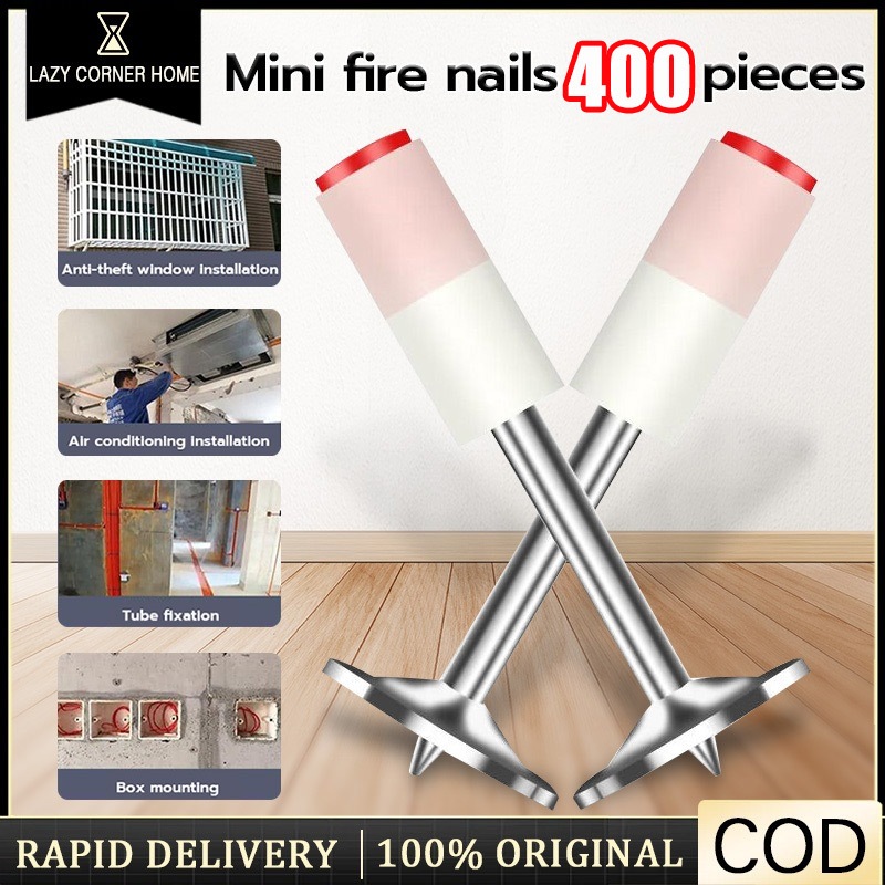 400pcs Steel Nail Gun Rivet Gun Bullet Nail Gun Concrete Fire Nail Gun ...