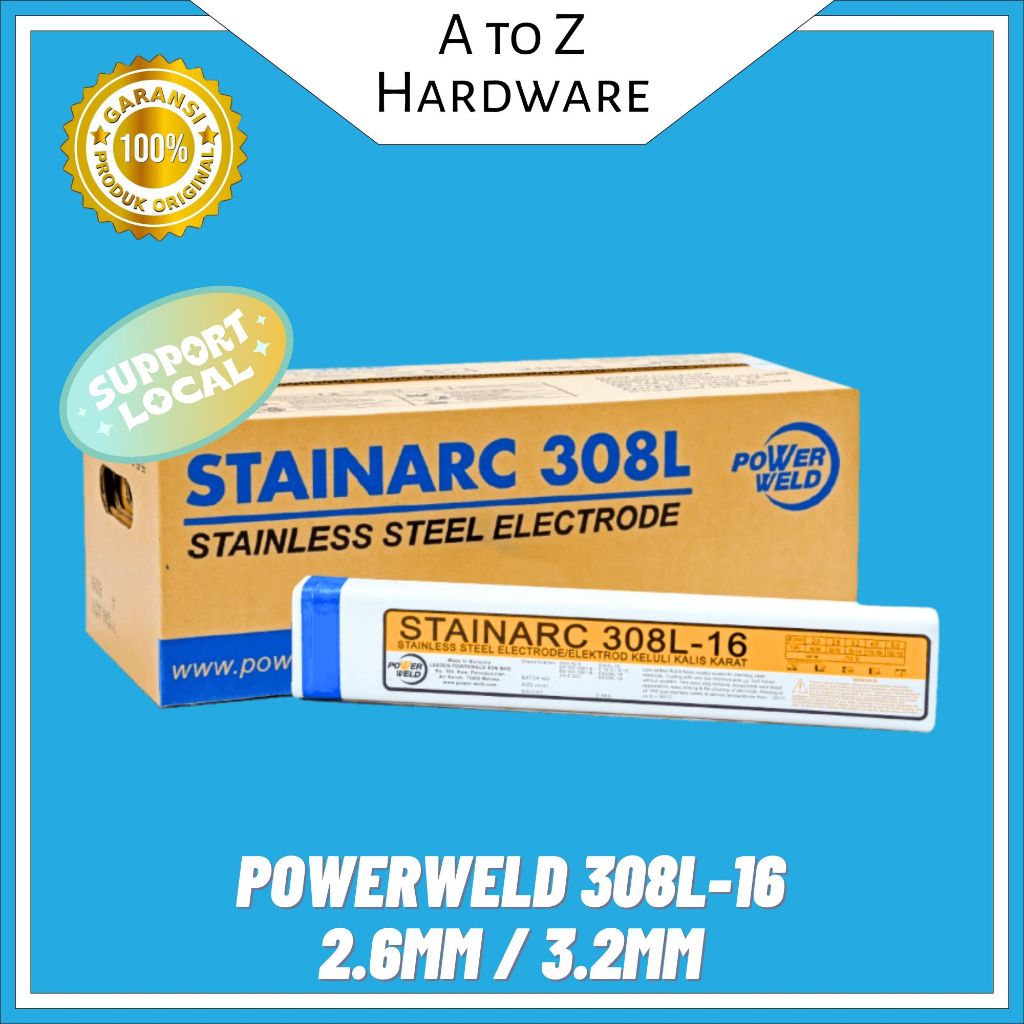 SUS 304 STAINLESS STEEL WELDING ELECTRODE TYPE SS 308L-16 (2.5KG/BAG ...