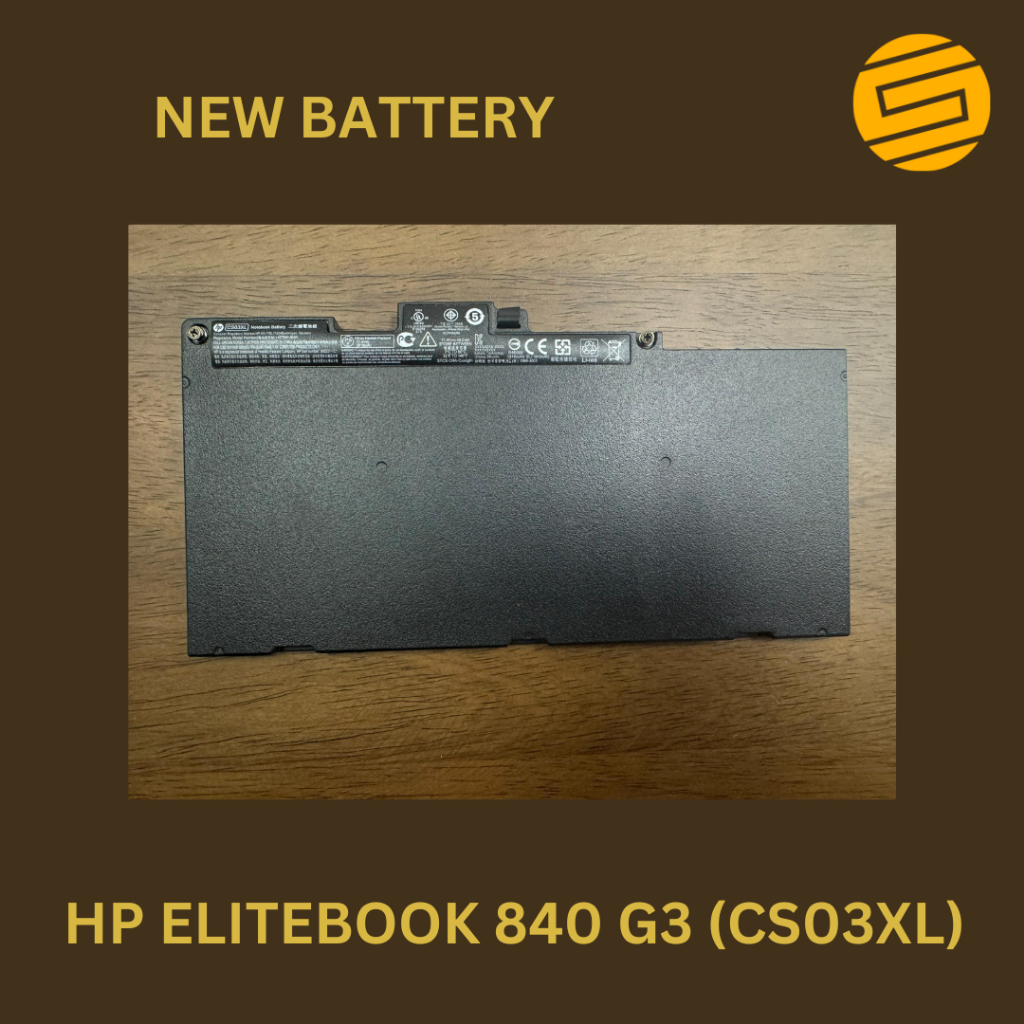 (BRAND NEW) HP ELITEBOOK 840 G3 BATTERY(CS03XL) | Shopee Malaysia