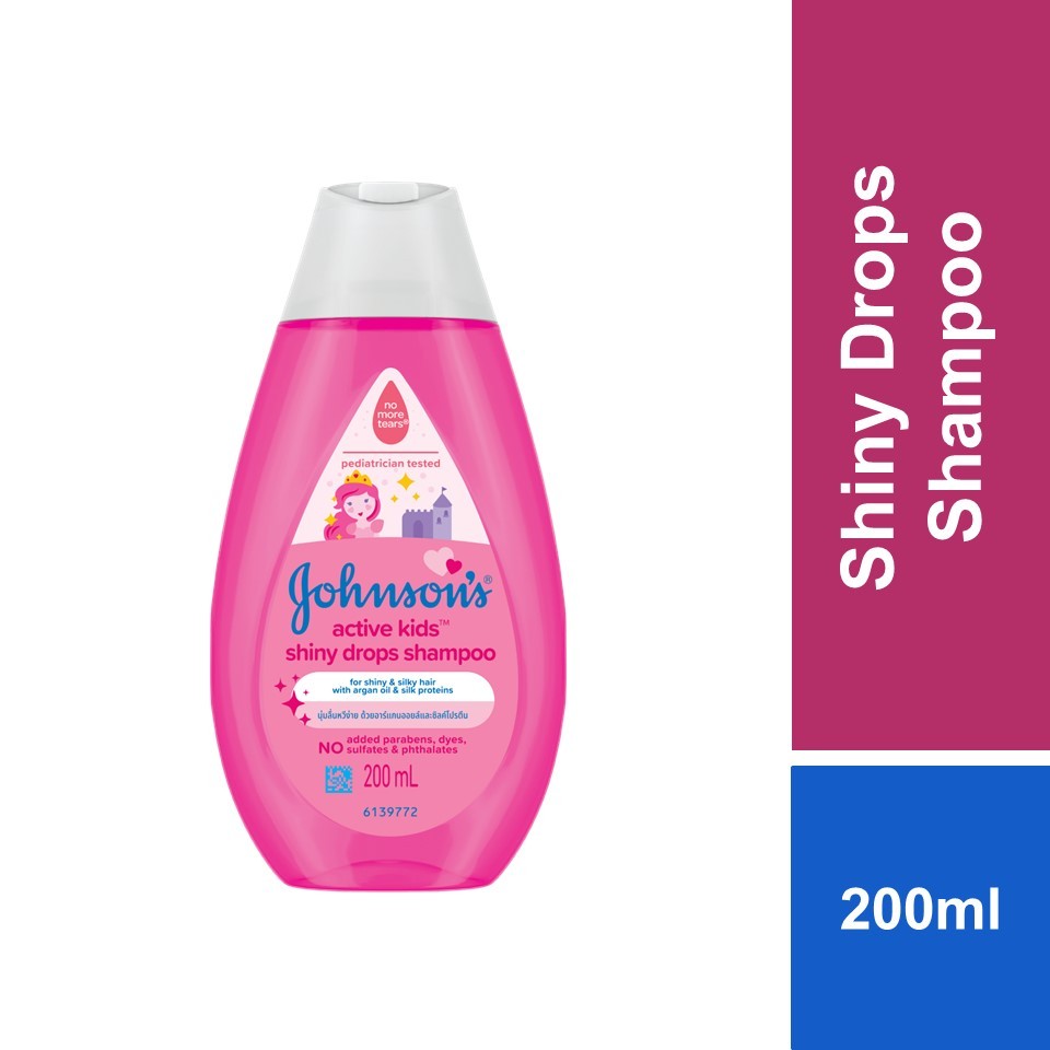 Johnson's Baby Active Kids Shiny Drops Shampoo 200ml | Shopee Malaysia