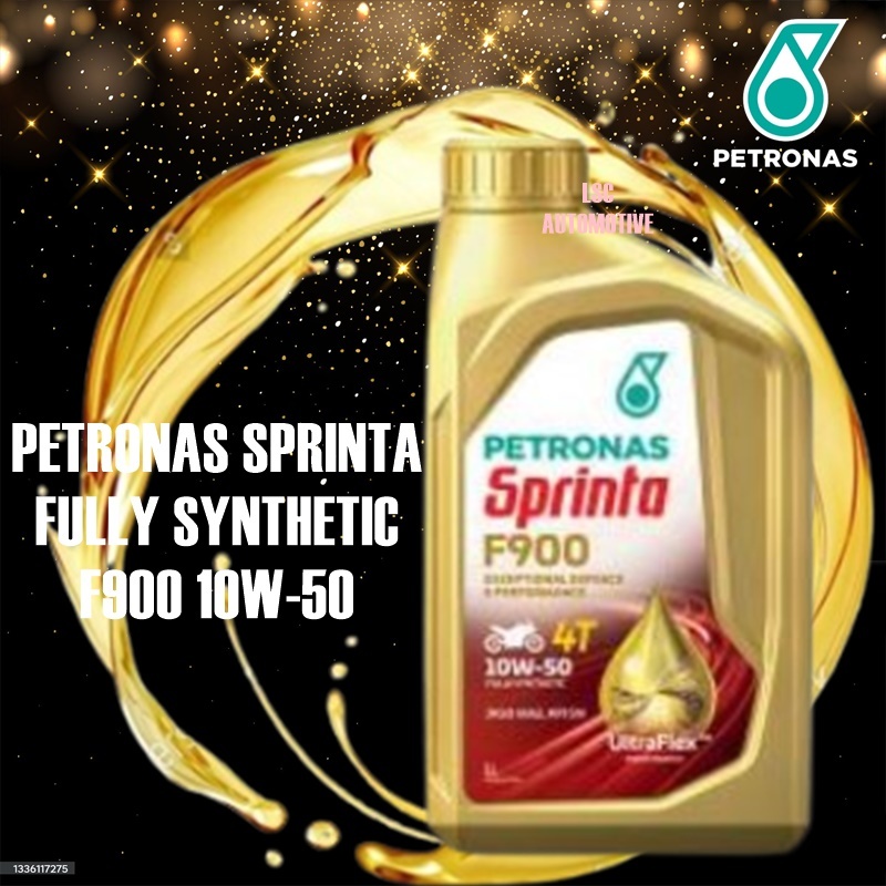 PETRONAS SPRINTA F900 10W-50 FULLY SYNTHETIC 4T/ High Performance Motor ...