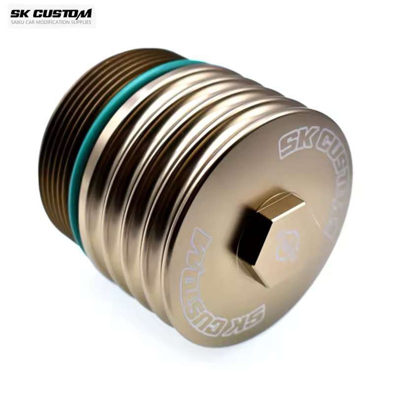 Engine Oil Filter Cap Aluminium For Mercedes Benz W211 W203 M272 M273 ...