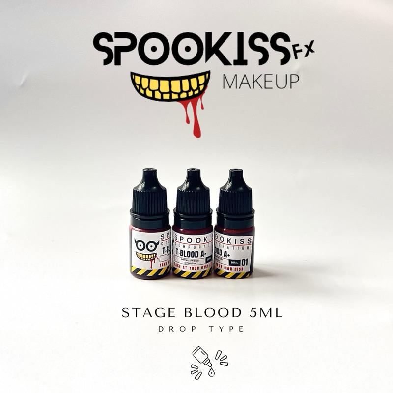 SPOOKISS 1PCS 5ML Stage Blood | Darah Pekat 5ml (DROP TYPE) SPOOKISS ...