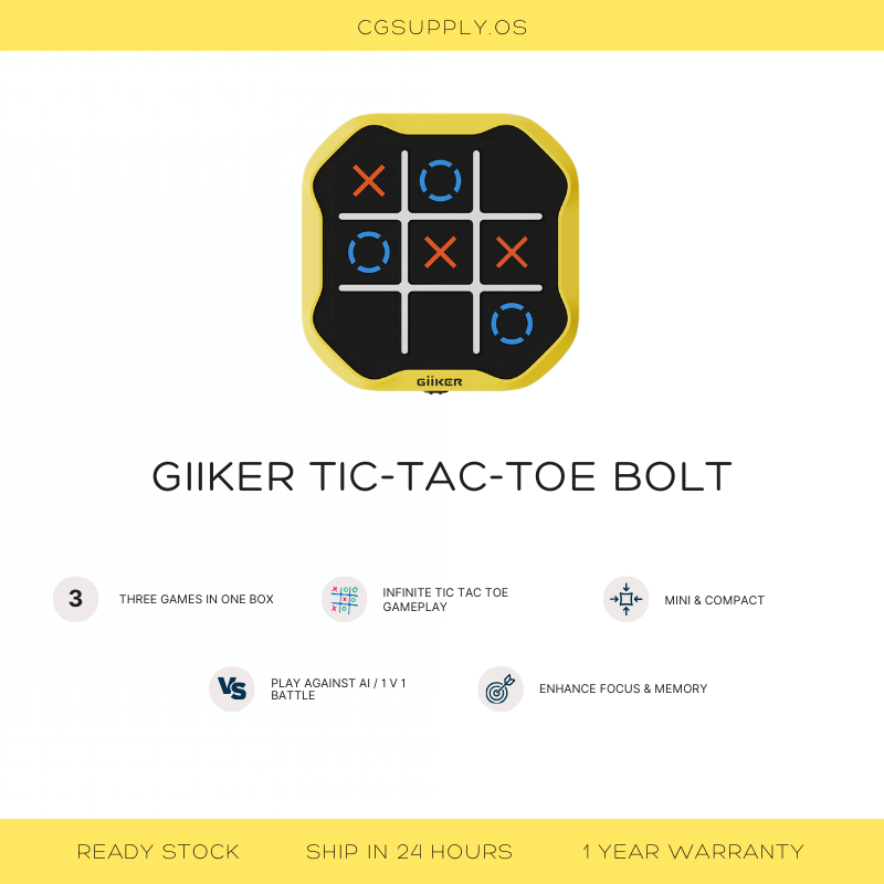 GiiKER Tic Tac Toe Bolt | Shopee Malaysia