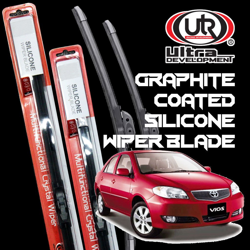 Toyota Vios NCP42/93/150 '02-'22 UTR Silicone Wiper Blade 24" & 14 ...