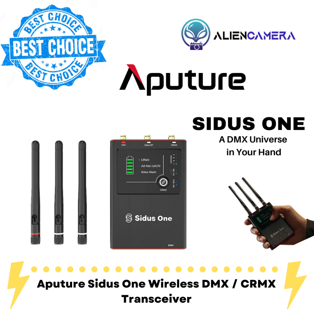 Aputure Sidus One Wireless DMX / CRMX Transceiver – SIDUS-ONE | Shopee ...