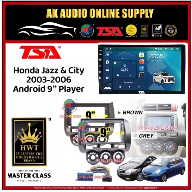 818 2+32GB TSA Honda Jazz & City 2003 - 2007 ( Manual Air-Cond ...