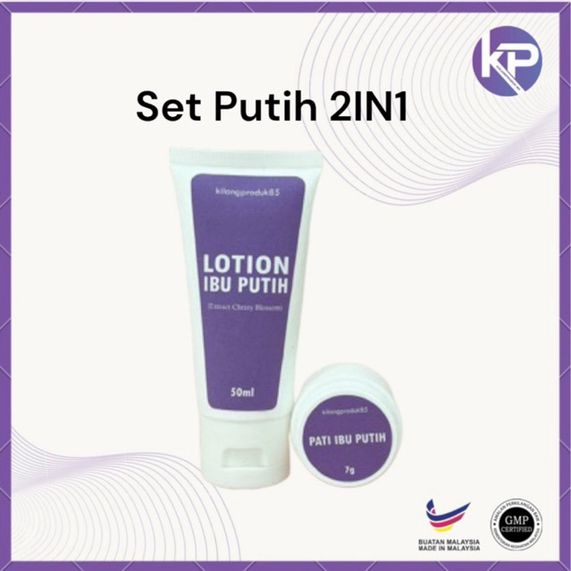 SET PUTIH 2IN1 CHERRY BLOSSOM | Shopee Malaysia