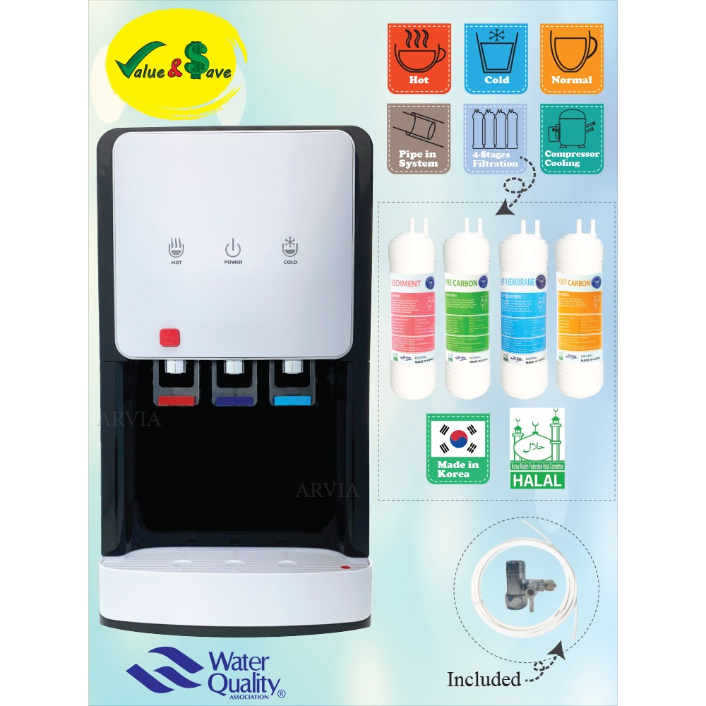 3 Temperature Water Dispenser - Hot, Normal and Cold Model: A06-T with ...