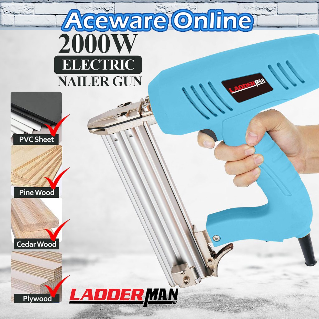 ELECTRIC STRAIGHT NAILER GUN LDM-F30 Heavy Duty Woodworking Tool ...