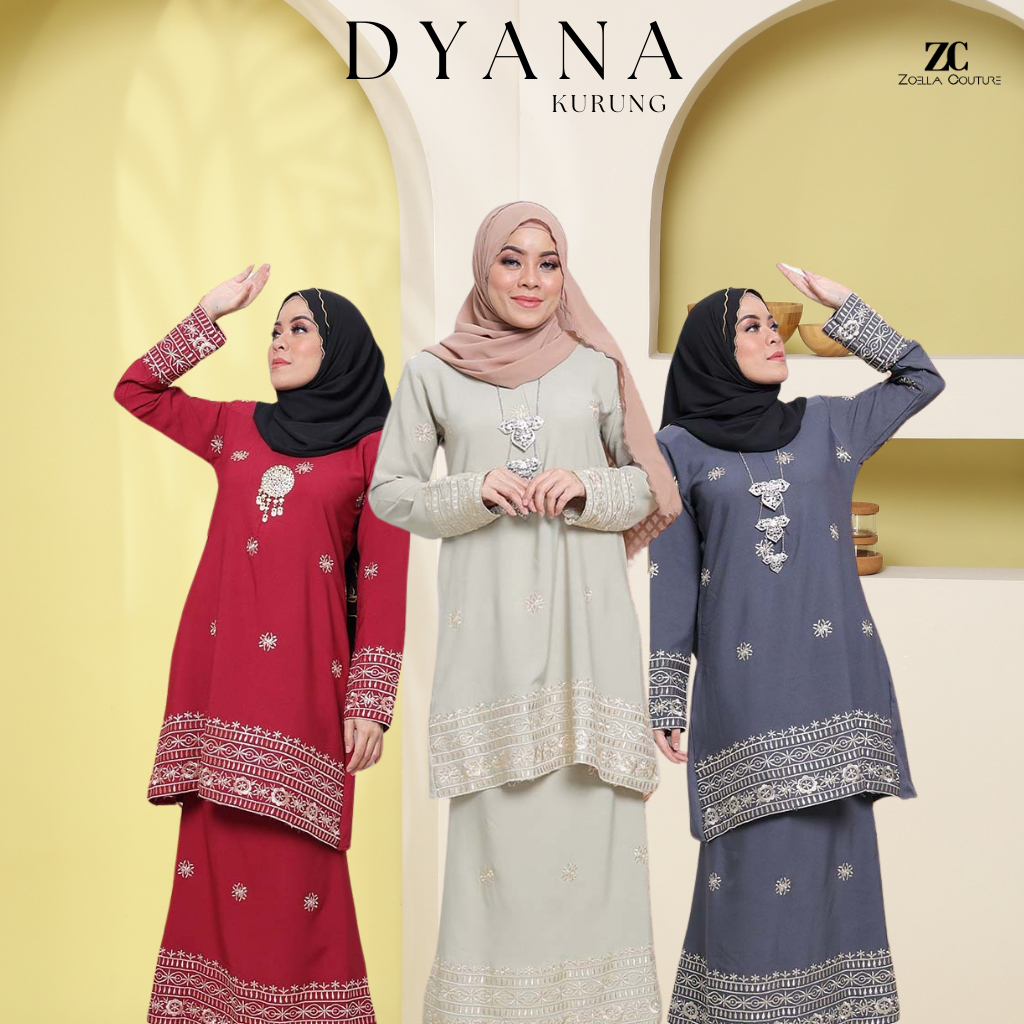 💝 BAJU RAYA SULAM DYANA 2024 RAYA 2024 ZOELLA COUTURE NEW ARRIVAL 💝 ...