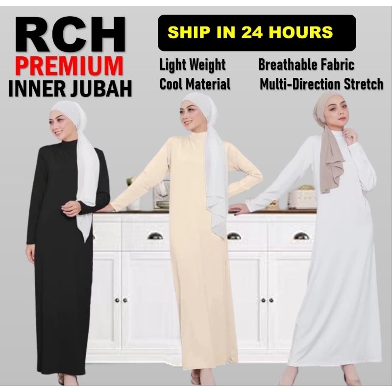 【READY STOCK AT MALAYSIA】INNER JUBAH ABAYA/LONG INNER/KAFTAN/MUSLIMAH ...
