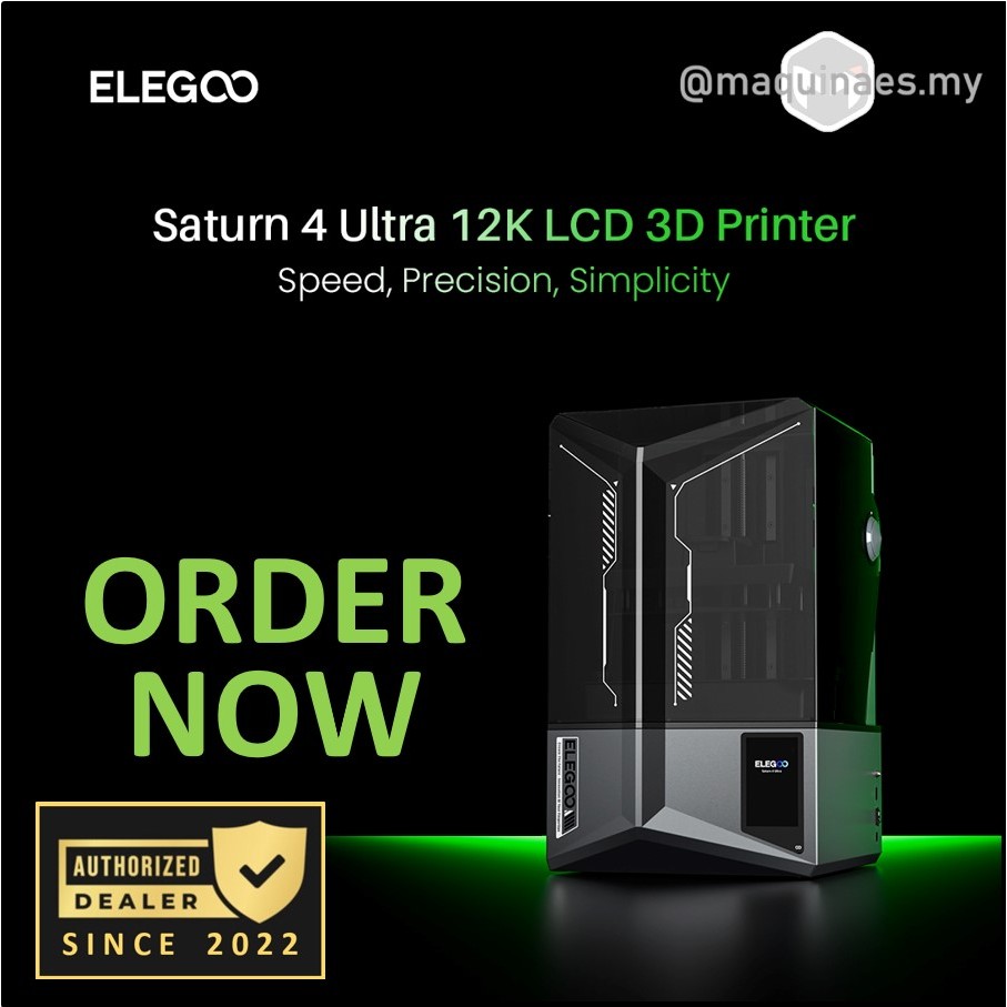 [YEAR END SALES] ELEGOO Saturn-4 ULTRA 12K Resin LCD 3D Printer | Shopee Malaysia
