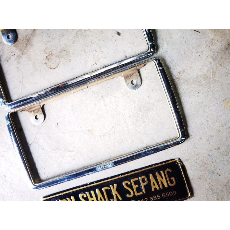 TOYOTA FRAME PLATE STEEL | Shopee Malaysia