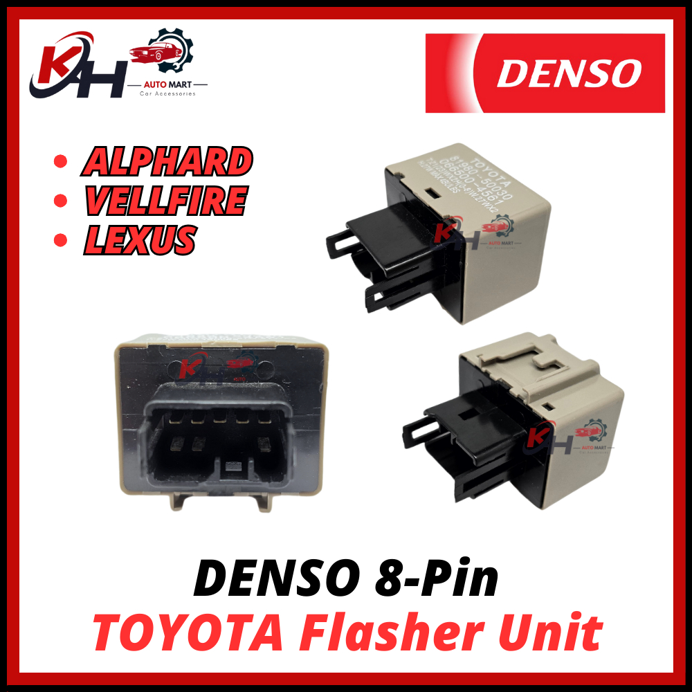 Original DENSO 8-Pin TOYOTA ALPHARD VELLFIRE HILUX VIOS MYVI ALZA AXIA ...