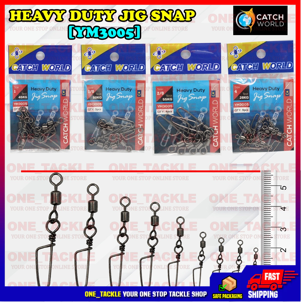 Catch World Heavy duty snap swivel Power Snap YM 3005 snap swivel ...