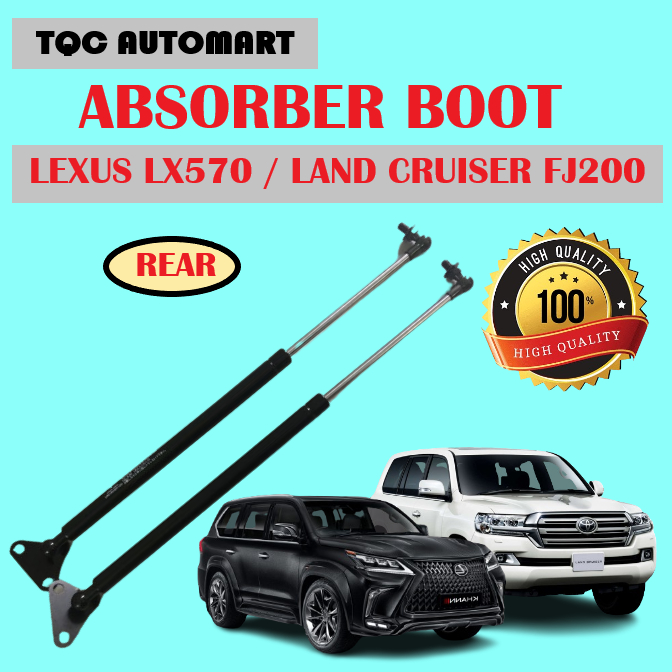 Lexus LX570 / Toyota Land Cruiser FJ200 Rear Front Bonnet Damper Rear ...