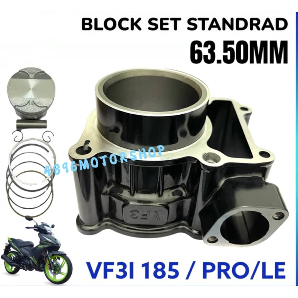 TCB SYM VF3I 185 VF3 PRO LE STD STANDRAD BLOCK SET CLYNDER BLOCK SET 63.50mm blok | Shopee Malaysia