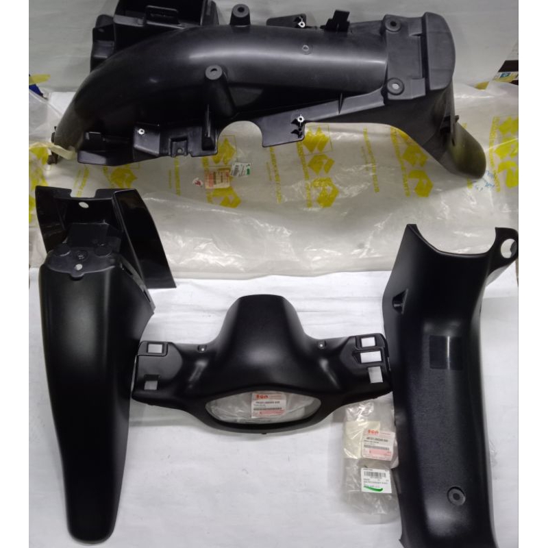 100% ORIGINAL SUZUKI SMASH FULL SET MAIN PIPE FRONT FENDER REAR HANDLE ...