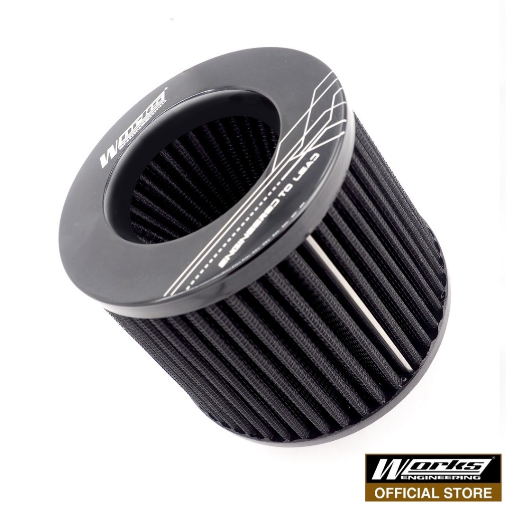 Works Engineering Vortex-R Air Filter High Flow Performance Washable 2. ...