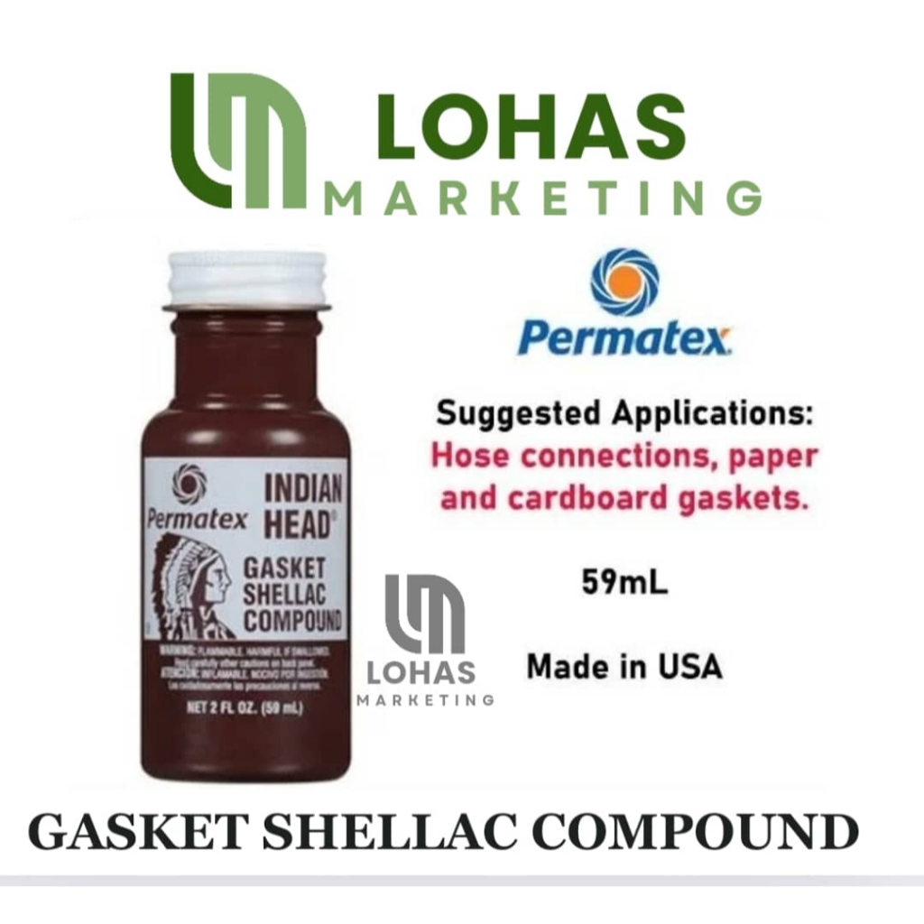 Permatex Gasket Shellac Gum Compound (59ML) | Shopee Malaysia