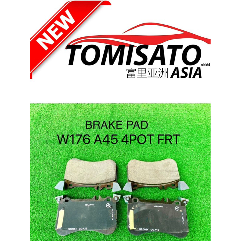 BERMBO A45 4POT FRONT BRAKE PAD FULL SET (READY STOCK KL) | Shopee Malaysia