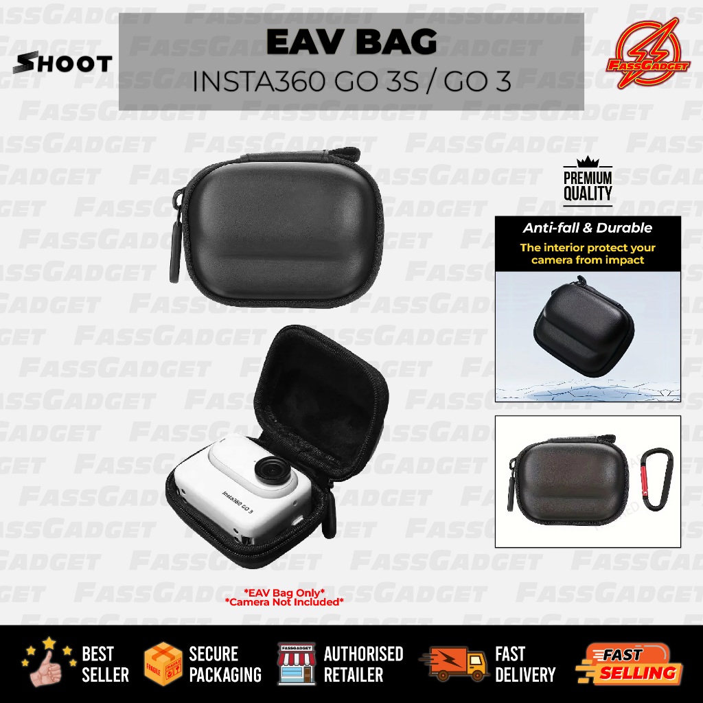 (🔥READYSTOCK🔥) EAV BAG INSTA360 GO 3s / Go 3 (SHOOT) | Shopee Malaysia