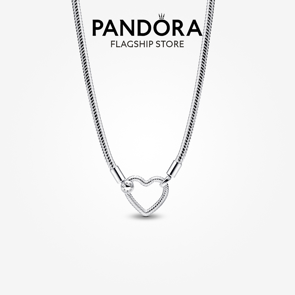 Pandora Heart Closure Snake Chain Necklace (45CM) | Shopee Malaysia