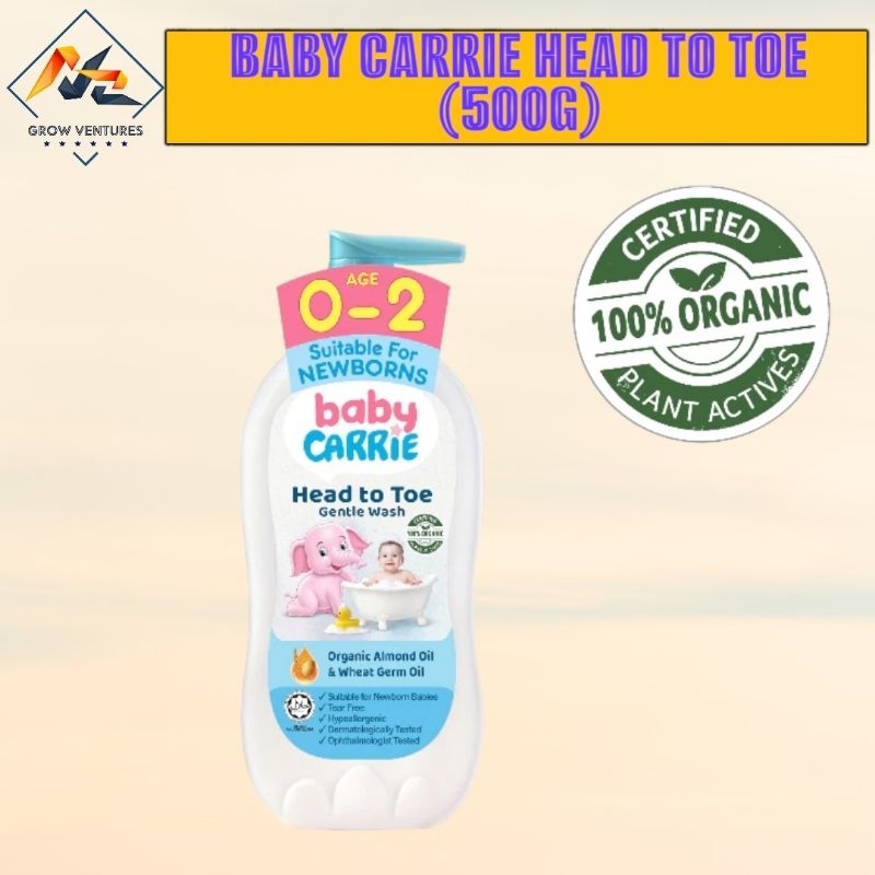 【500g】Baby Carrie Head To Toe Nourishing | Shopee Malaysia