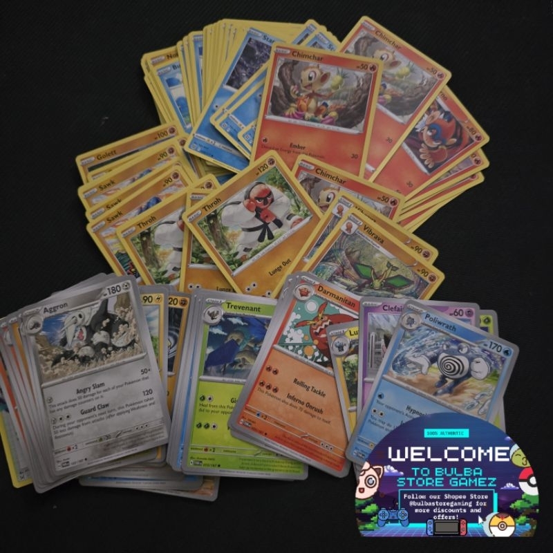 100% Original Random Pokemon Cards (Bulk) Pokemon TCG Card Game ...