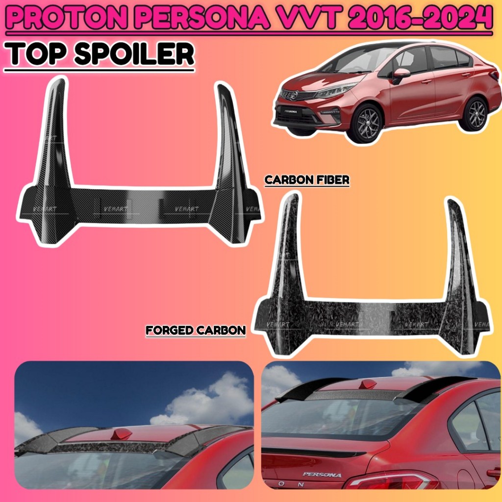 AUTOPROMAX PROTON PERSONA VVT 2016-2024 CAR REAR TOP SPOILER TCS BRAND ...