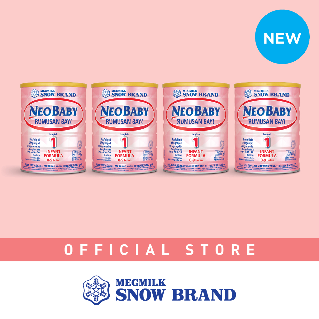 MEGMILK SNOW BRAND Neo Baby Step 1 Milk Formula [4 Tins] | Shopee Malaysia