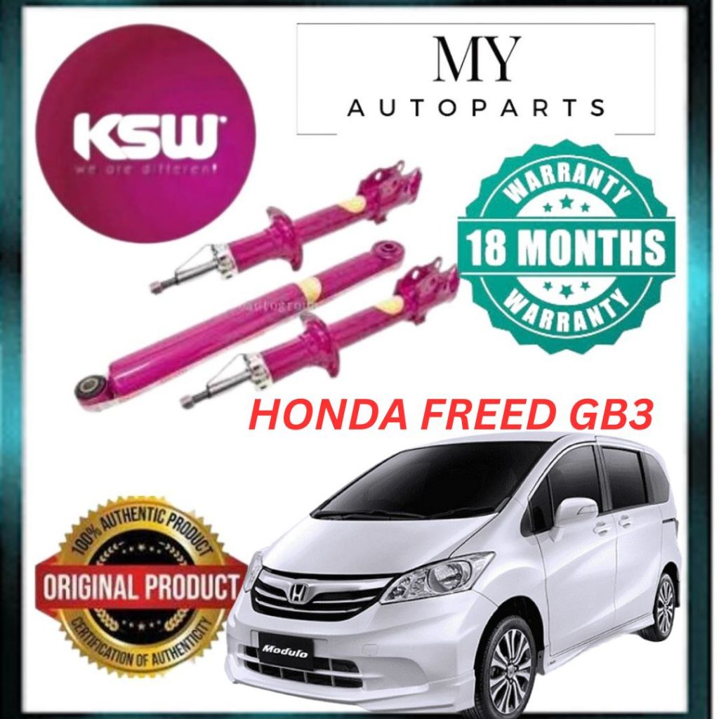 HONDA FREED GB3 - KSW (GAS) Shock Absorber FRONT & REAR (18Months Warranty) | Shopee Malaysia
