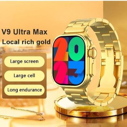 ⌚SMARTWATCH V9 Ultra Max (3+1) Smartwatch HD AMOLED Display ⌚ | Shopee ...