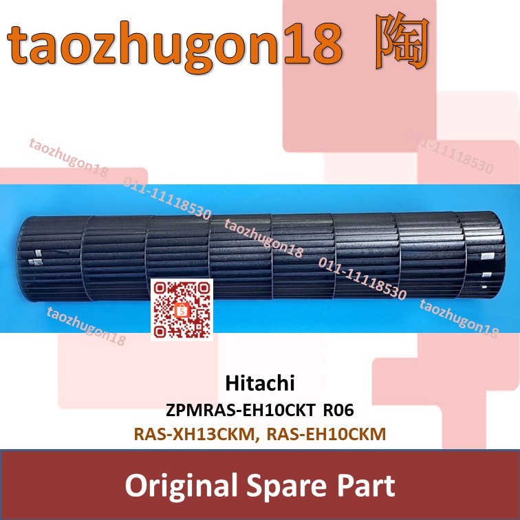 Original Hitachi ZPMRAS-EH10CKT R06 Aircon Air Conditioner Tangential ...