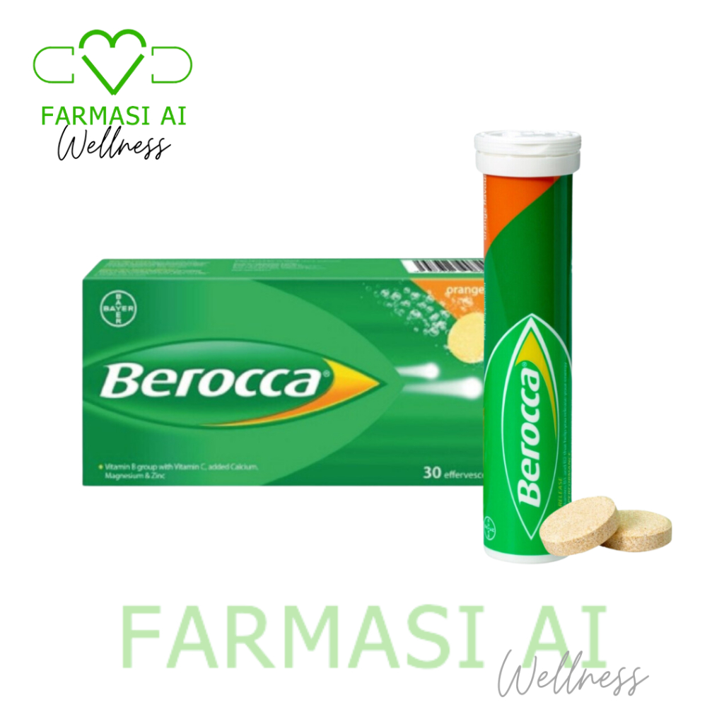 Bayer Berocca Effervescent Tablet 2x15s (Exp: 02/2026) | Shopee Malaysia
