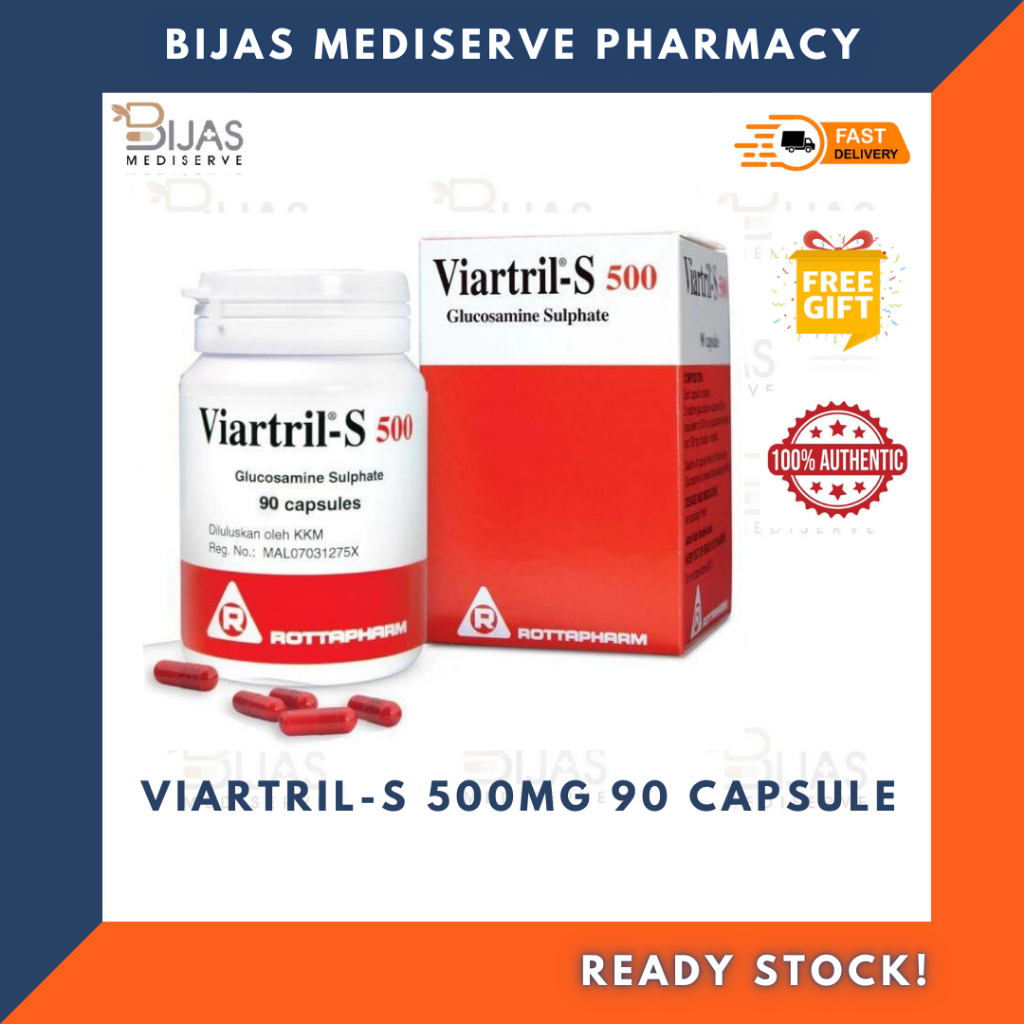 VIARTRIL-S 500MG 90'S CAPSULE (EXP: 07/2025) | Shopee Malaysia