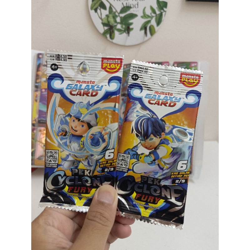 Boboiboy Cyclone Fury SR & AA Card !! | Shopee Malaysia