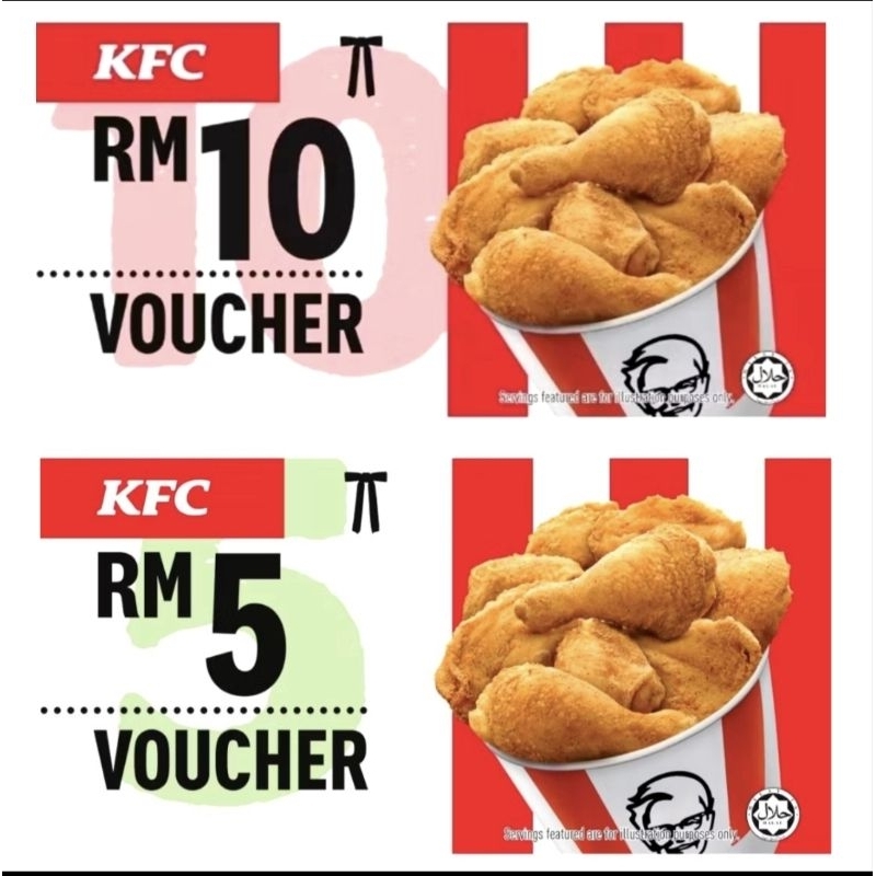 KFC Voucher Physical Vouchers 1 pc | Shopee Malaysia