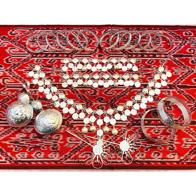 SET Ngepan Iban 7IN1 Simpai/Tumpa/Buah Pauh/Gelang Kaki/Cucuk Sanggul ...