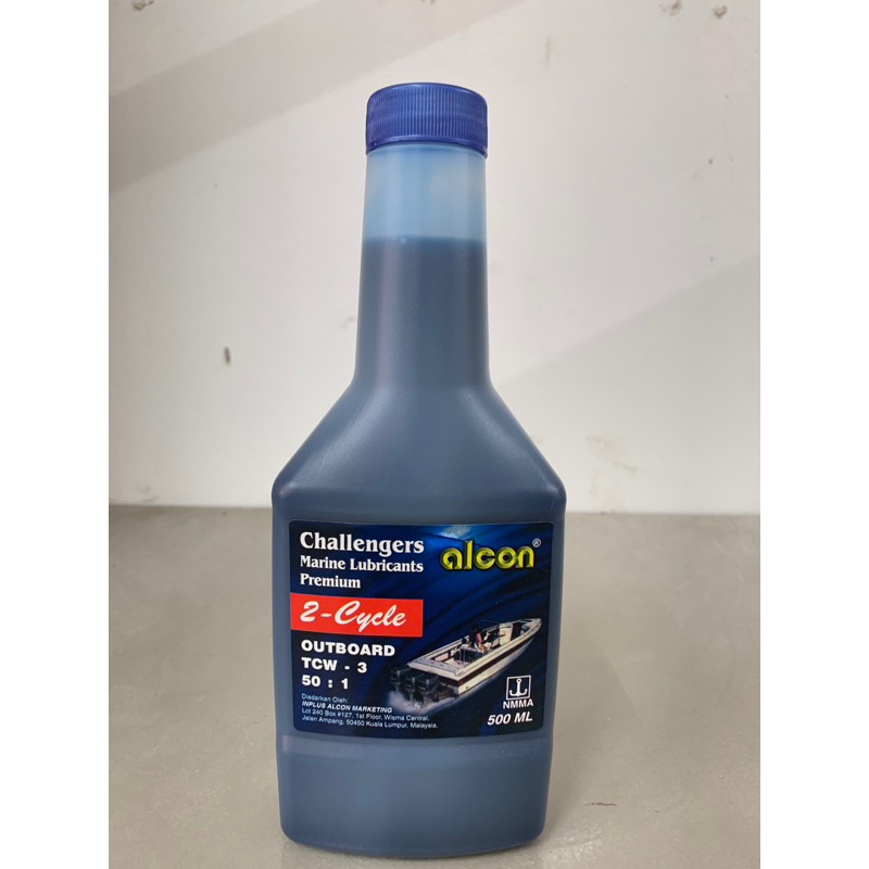 ALCON TCW-3 ENGINE OIL 500ML OUTBOARD MARINE LUBRICANTS PREMIUM 2 ...
